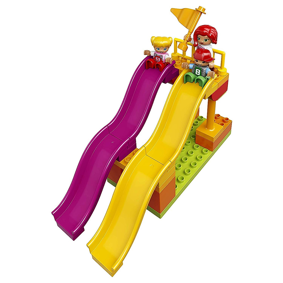 LEGO DUPLO Town Big Fair 10840 Role Play and Learning Building Blocks Set for Toddlers Including a Ferris Wheel, Carousel, and Amusement Park (106 pieces)