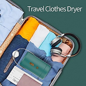 Mini Dryer, Portable Clothes Dryer for Apartments, Portable Small Mini Dryer Machine, Travel Clothes Dryer, Suitable for Swimwear, Socks, Tank Tops, Panties, Underwear, Baby and Pet Clothes