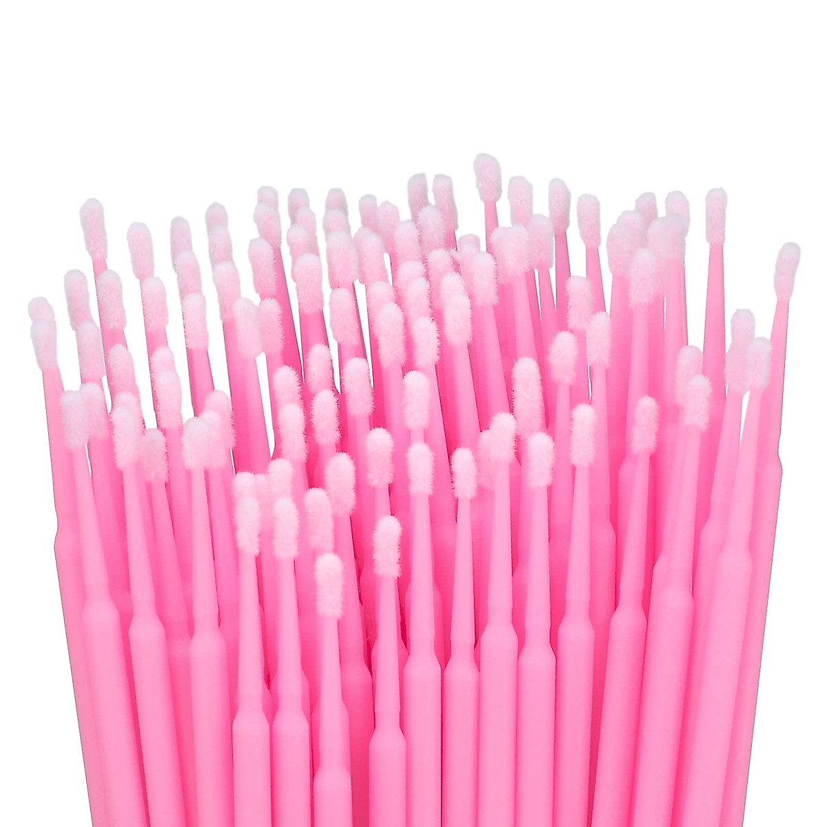 G2PLUS 500PCS Cotton Swabs, Disposable Micro Applicators Brush for Makeup and Personal Care Cosmetic Brush, Micro Swabs for Eyelash Extensions, Nails, Eyeliner (Head Diameter: 2.0mm)