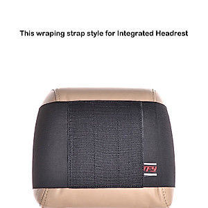 TFY Universal Car Headrest Mount, Fits 7-11 Inch Tablets - iPad, Samsung Galaxy Tab & Note, Adjustable Strap, Detachable, Portable, No Protruding Parts