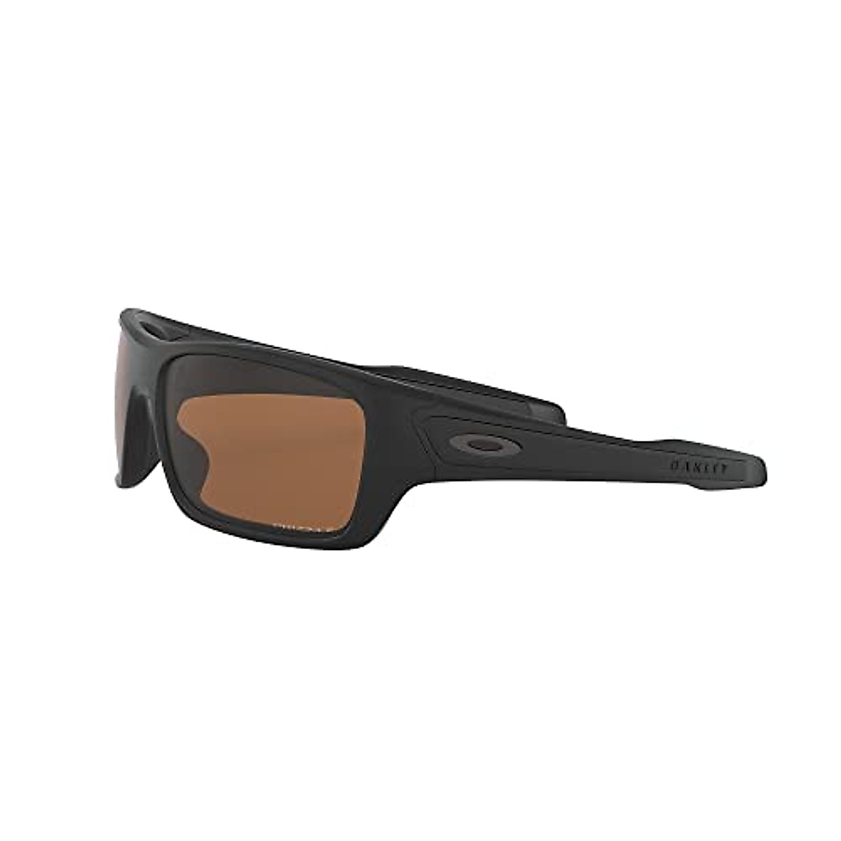 Oakley Men's OO9263 Turbine Rectangular Sunglasses, Matte Black/Prizm Tungsten Polarized, 65 mm
