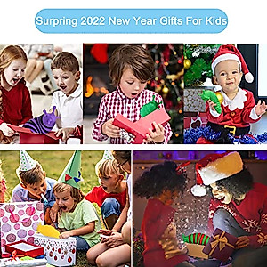 IFiwin Fidget Slug, Sensory Slug Fidget Toys for Autistic Children and Adults, Autism Sensory Toys, Christmas Stocking Stuffers for Kids, Teens & Adults, Anxiety Relief Slugapillar