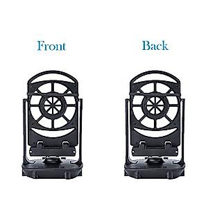 Seltureone Phone Swing Compatible for Pokemon GO Plus Cellphone Pedometer Steps Counter Accessories, (Super Mute) (Support 2 Phones) Quick Steps Earning Device with USB Cable, Phone Holder- Black