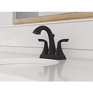Pfister LG48-BS0Y Bronson 2-Handle Centerset Bathroom Faucet, 4", Tuscan Bronze