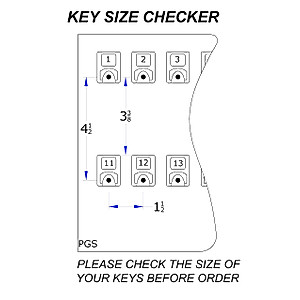 KEYSTAND # 60PGS with 60 Numbered Hooks for Auto Dealers/Realtors (60 Tag & Ring Included)