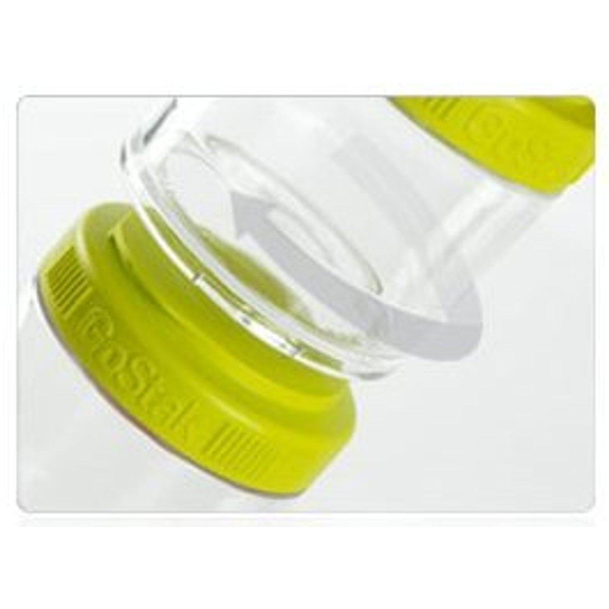 BlenderBottle GoStak Twist n' Lock Storage Jars, 4-Piece Starter Pak, Pink