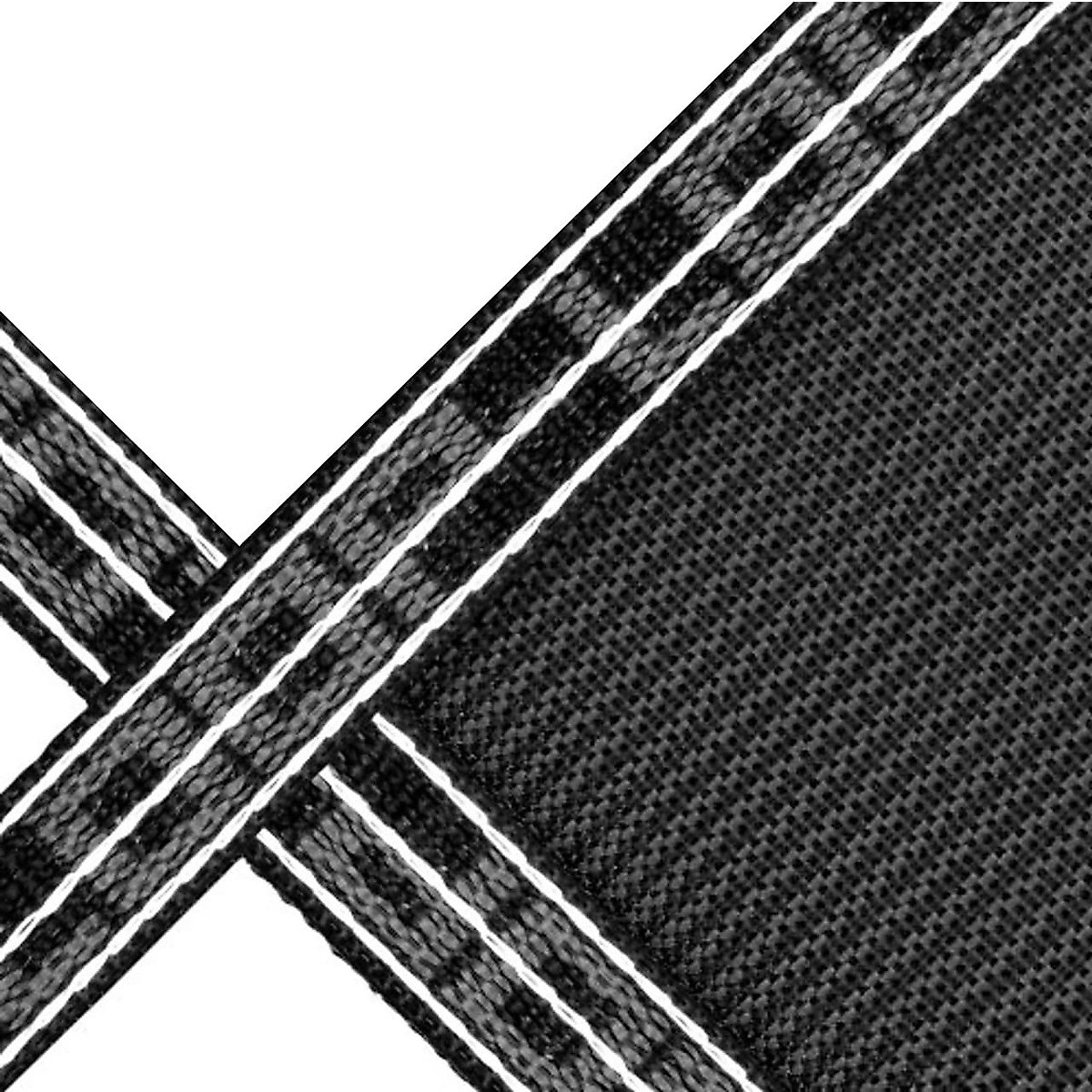16' x 32' Rectangle with 4' x 8' Center End Step Loop-Loc II Gray Super Dense Mesh In-Ground Pool Safety Cover