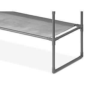 Whitmor Spacemaker 6-Tier Shelves, Gunmetal