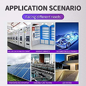 DC Multifunction Battery Monitor Meter, 6.5-100V, 0-100A (Widely Applied to 12V/24V/48V RV/Car Battery) LCD Display Digital Current Voltage Solar Power Meter Multimeter Voltmeter Ammeter