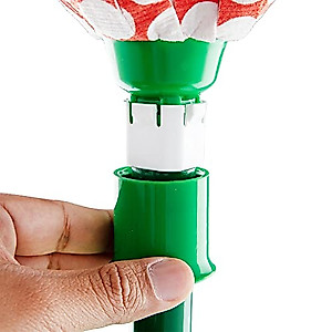 Libman Commercial Heavy-Duty Wonder® Mop with Scrub Brush, Microfiber/Synthetic Mop Head, Steel Handle (Pack of 4)