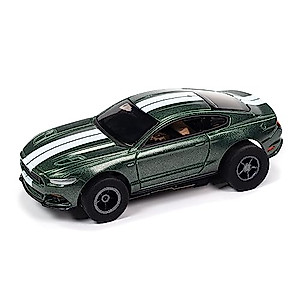Auto World Xtraction 2018 Mustang GT (Highland Green) HO Scale Slot Car