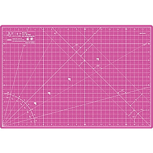Elan Cutting Mat A3 Pink and Purple, 5-Ply Craft Mat, Self Healing Cutting Mat 18x12, Craft Cutting Board, Art Mat, Imperial Sewing Mat, Quilting Mat, Hobby Mat, for Sewing, Quilting supplies
