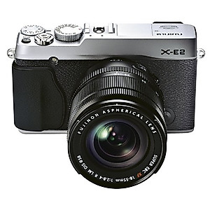 Fujifilm X-E2 Compact System Digital Camera Kit 16MP with 3.0-Inch LCD - Body Only (Silver)