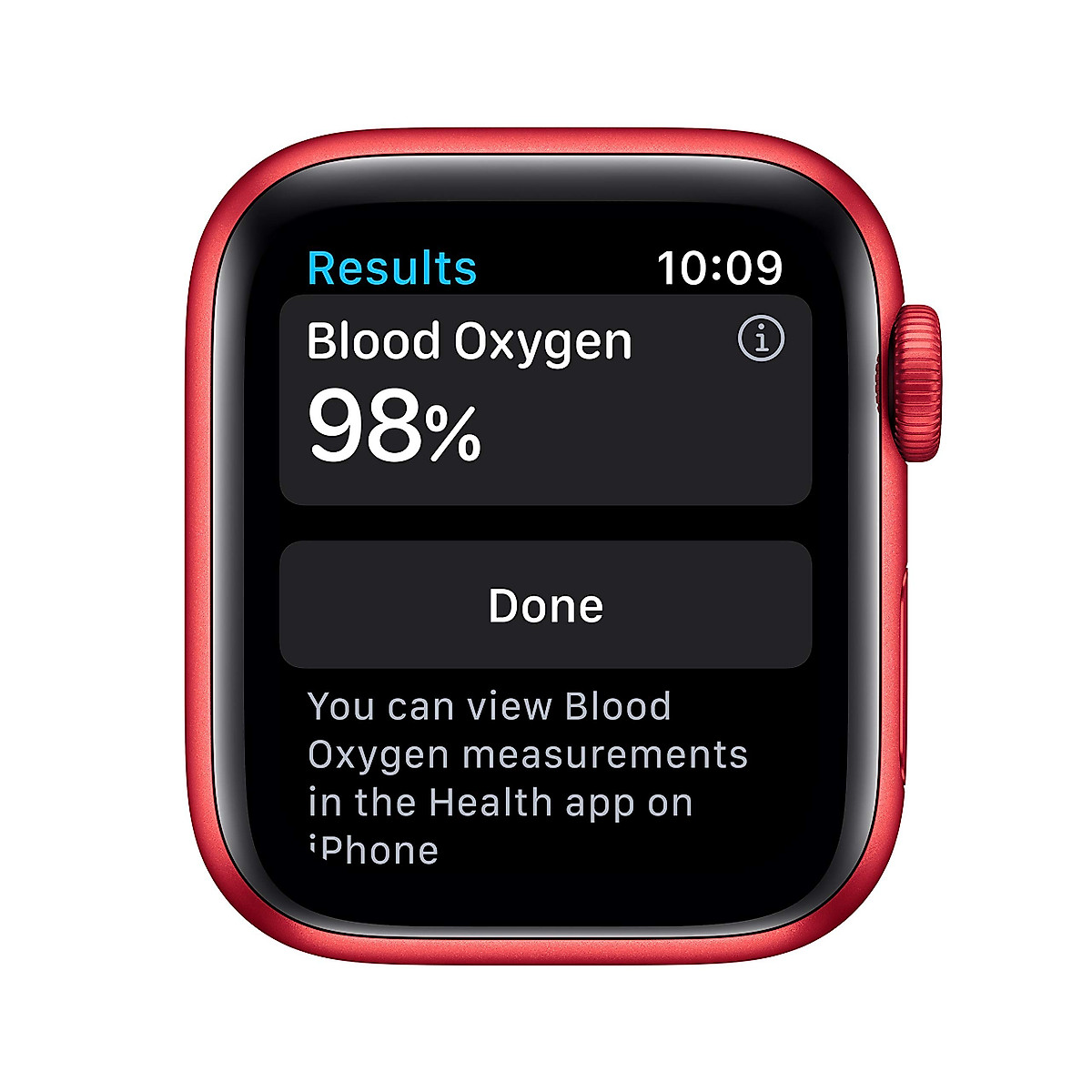 Apple Watch Series 6 (GPS, 40mm) - Red Aluminum Case with Red Sport Band (Renewed)