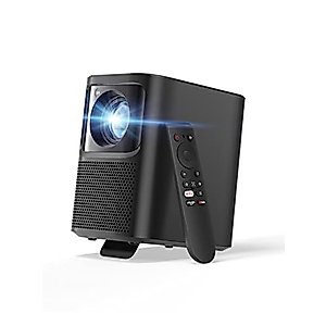 Mini Projector, Emotn N1 Netflix Officially-Licensed Portable Projector, Native 1080P Movie Projector with 5G Wi-Fi and Bluetooth 5.0, Autofocus Auto Keystone, 120" Picture, Dolby Audio Speaker, Grey