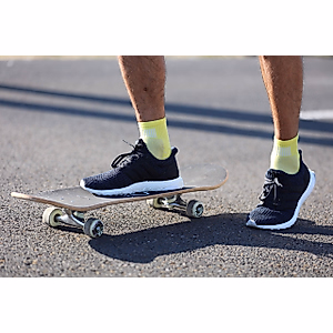 6 pairs of Colorful SPORT Athletic Socks: Running, Fitness, Breathing Cotton XS