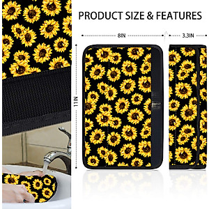 Advocator Blue Butterfly Flower Printed Car Seat Belt Covers for Kids and Women Soft Comfort Seat Belt Cover Protector Neck and Shoulder,2 Packs