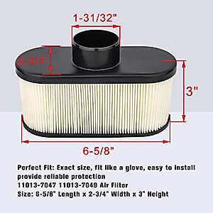 Harbot FR691V Tune Up Kit 11013-7047 Air Filter for Kawasaki FR651V FR691V FR730V FS481V FS541V FS600V FS651V FS691V FS730V FX600V 4-Cycle Engine