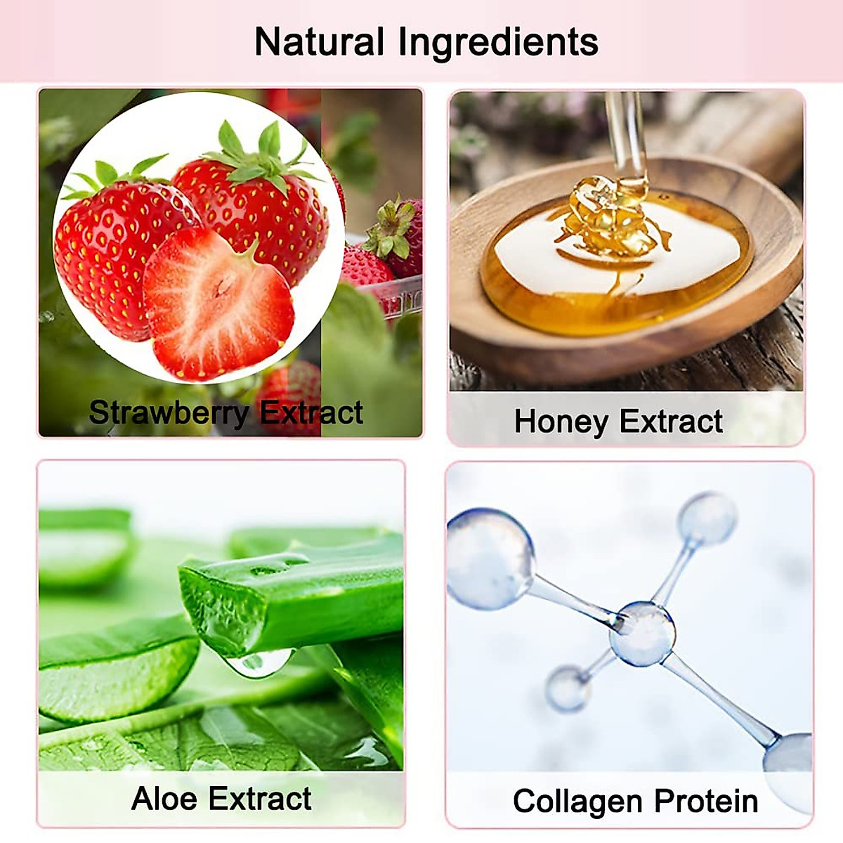 2 Pack Nourishing Lip Balm Honey Pot, Moisturizing Honey & Strawberry Propolis Lip Mask, Hydrating & Prevention Dry and Cracked Lip Scrubs Exfoliator Sleeping Lip Mask Reduces Lip Lines