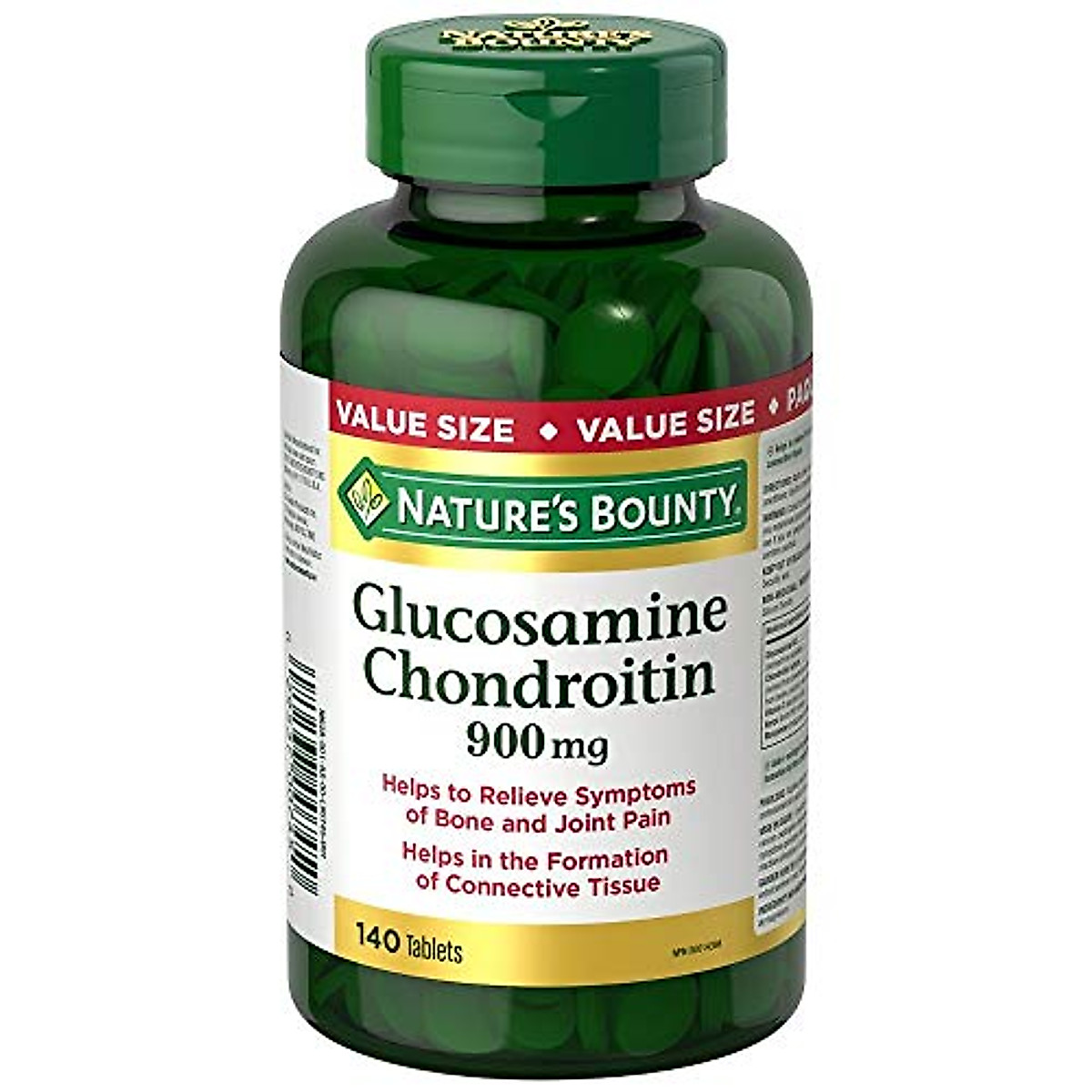 Nature's Bounty Glucosamine Chondroitin 900mg, 140 Count