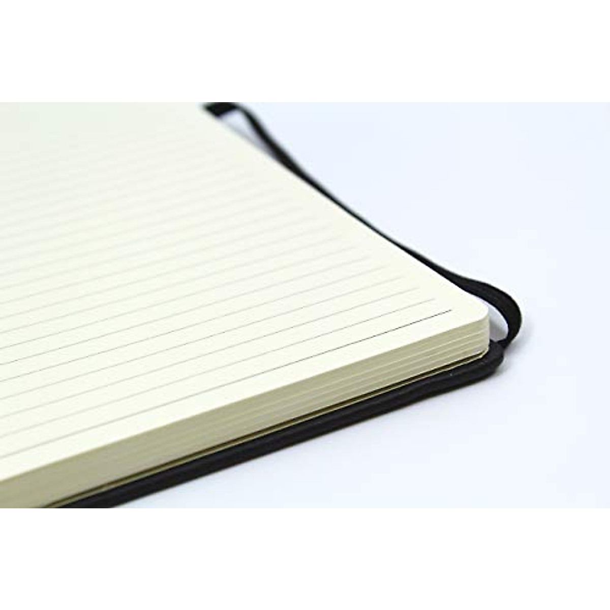 Silvine 391133 Executive Soft Feel Notebook Ruled with Marker Ribbon 160pp 90gsm A5 Black Ref 197BK