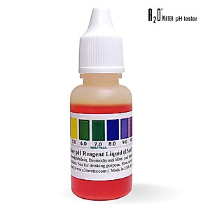 A2O Water - Made in USA, PH Tester (WHT/100-125 Tests)