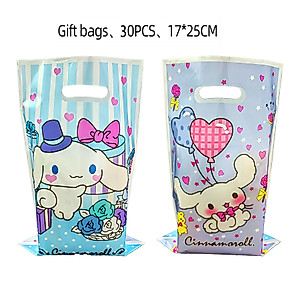 ELODEK 30pcs Children Birthday Party Gift Bags Candy Bags Goody Bags Children Birthday Party Supplies Decorations (17)