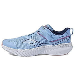 Saucony Kinvara 14 Alternative Closure Sneaker, Light Blue, 3 US Unisex Big Kid
