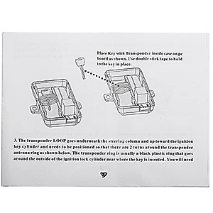 AMOSKAMAR Car Immobilizer Transponder Bypass Module Universal for Chip Keys (A Spare Chip Key is Required! Only for Chip Key)