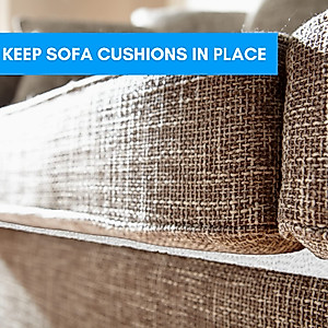 MISTIC COOL Mattress Slide Stopper - Queen/ Full, Customizable Rubber Mattress Gripper for Box Springs, Platform Beds, Couch Cushions & Futons, Durable, Reusable, Easy to Clean