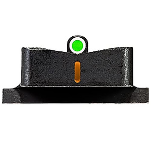 Hiviz Litewave H3 Tritium Express Handgun Sight Green/Orange Litepipes White Front Ring S&W Sheild