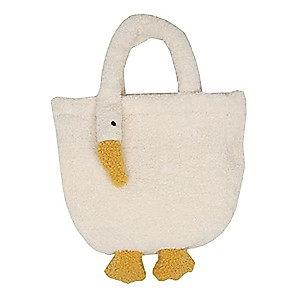 harayaa Women's Shoulder Bag Goose Shaped Girl Purse Tote, without strap, 24x8x26cm