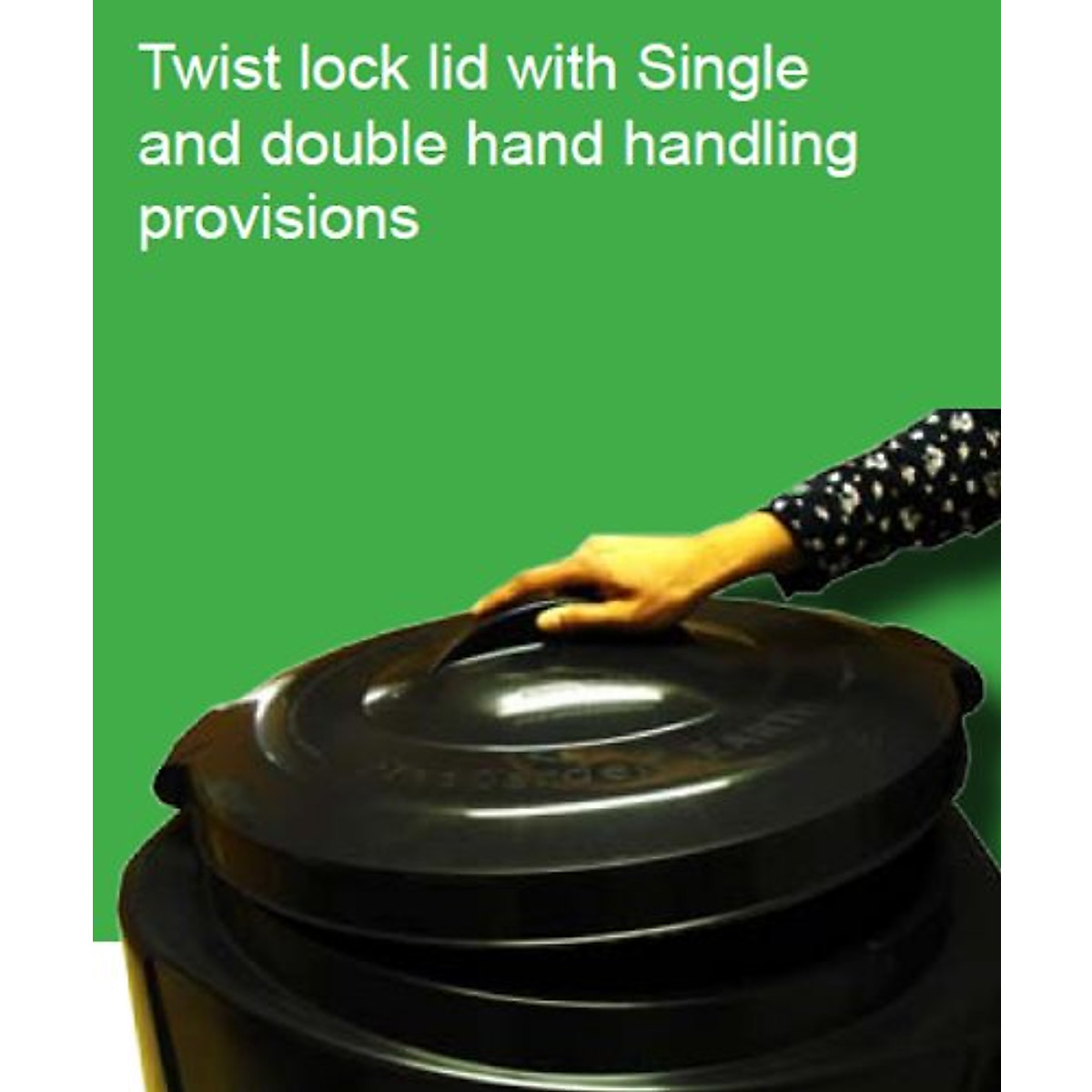 Enviro World Corporation EWC-30 82 Gallon Compost Bin, Black