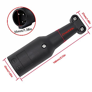 48V 5A Lead Acid Battery Charger with OLED Display 48 Volt 5 Amp for Club Car Golf Cart Battery Charger with Club Car Type 3-Pin Round Charger Plug