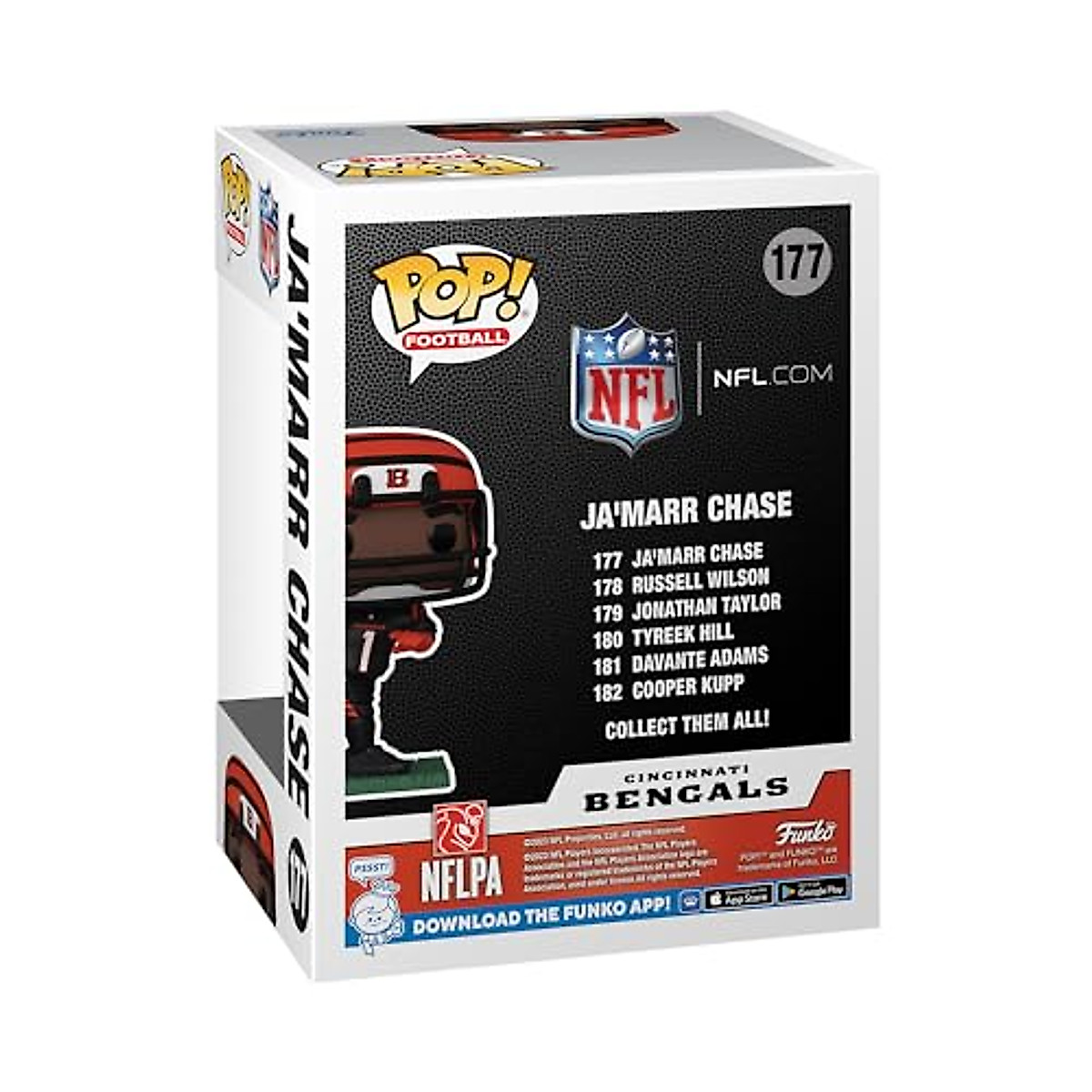 Funko Ja'Marr Chase (Cincinnati Bengals) NFL Pop! Series 10