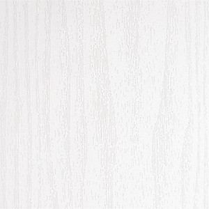 REDODECO Adhesive Wood Grain Paper Peel and Stick Furniture Stickers Wallpaper Cabinets Wardrobe Shelf Liners,15.8inch by 98inch (White)