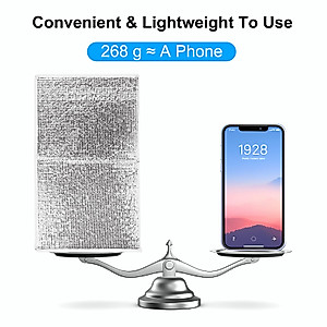 Bodaon 1PK Removable Hard Bottom for 23"W x 14"D Bag, XXX-Large Foldable Insulated Plate for Reusable Grocery Shopping Bags, Sturdy Supporter for Food Delivery Cooler Bag, Board for Catering Doordash