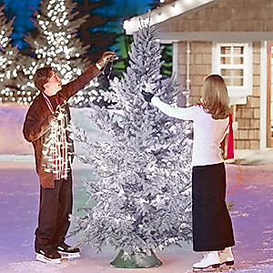 XTF2015 Led Christmas String Lights, 66ft 200 LED 8 Modes Low Voltage Mini Christmas Lights, Fairy Twinkle String Lights for Christmas, Eaves, Wedding, Garden, Outdoor, Indoor Decor(White)