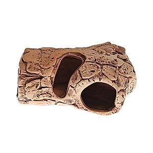 ALEGI Aquarium Decoration Hideaway Rock Cave for Betta Shrimp Cichlid Hiding Breeding Spawning (Tree Trunk)