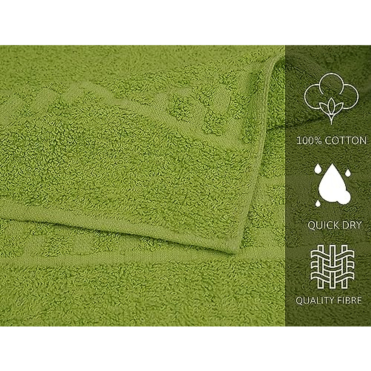 ZUPERIA 7-Pack Bath Towels - 30" x 54" - Ultra Soft 100% Cotton Large Bath Towels- Highly Absorbent for Bathroom, Pool, Gym, Spa, and Hotel Use (Colors Vareity)