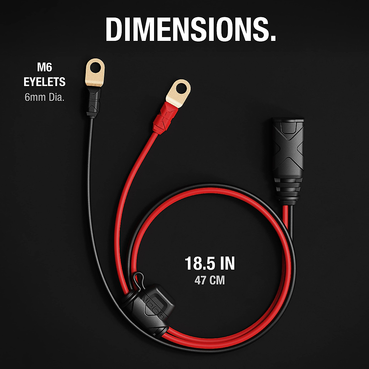 NOCO GC002 X-Connect M6 Eyelet Terminal Accessory Genius Smart Battery Chargers