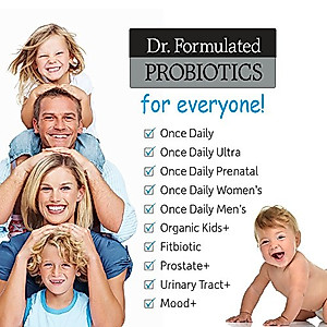 Garden of Life Dr. Formulated Probiotics Organic Kids+ Plus Vitamin C & D, Strawberry Banana, Gluten Dairy & Soy Free Immune & Digestive Health Supplement, No Added Sugar, 30 Chewables (Shelf Stable)