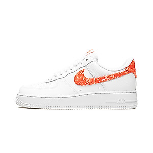 Nike Womens Air Force 1 Low DJ9942 102 Orange Paisley - Size 5W
