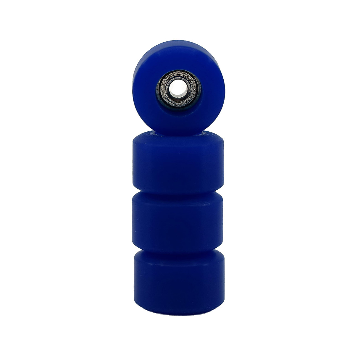 Teak Tuning Apex 71D Urethane Fingerboard Wheels, New Street Shape, 7.7mm Diameter, Ultra Spin Bearings - Made in The USA - Cobalt Blue Colorway