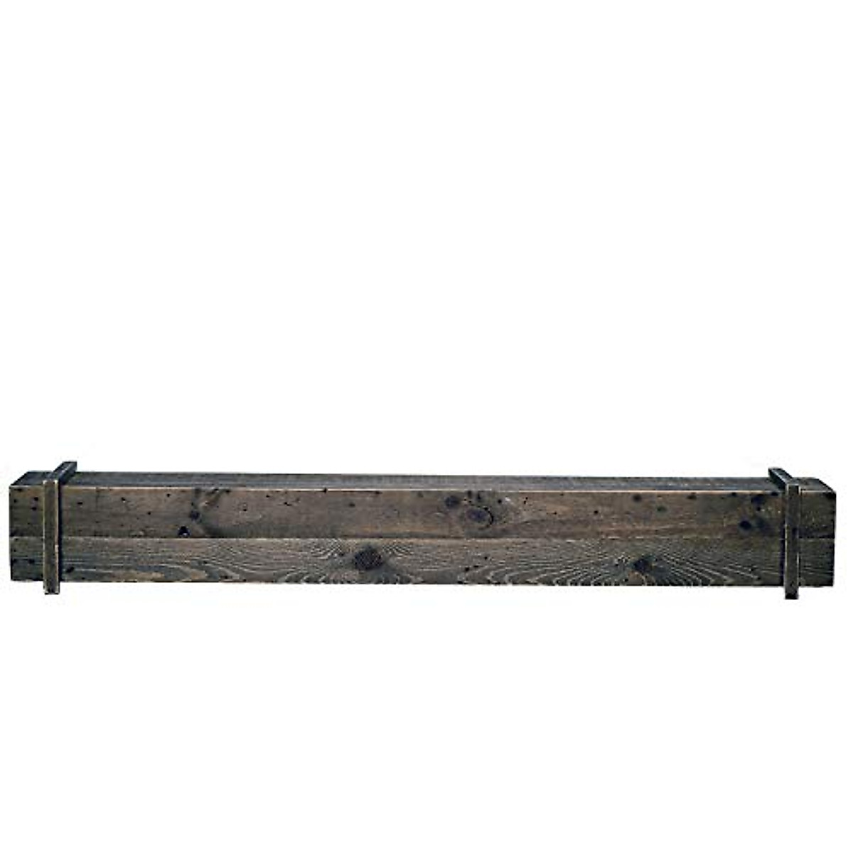 Elements Cavalli Rustic 45" Mantel Shelf, Brown