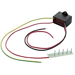 Shopcorp 110-120VAC Variable Density Negative Ion Generator Module – Air Ionizer with Micro Needles Stainless Steel Pin for Static Grass Applicators and Other Devices