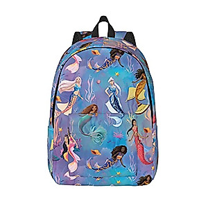Thustin Little Mermaid 2023 halie Backpacks Casual Durable Daypack Laptop Mini backpack Waterproof Travel Backpacks 15.7 Inch Bag