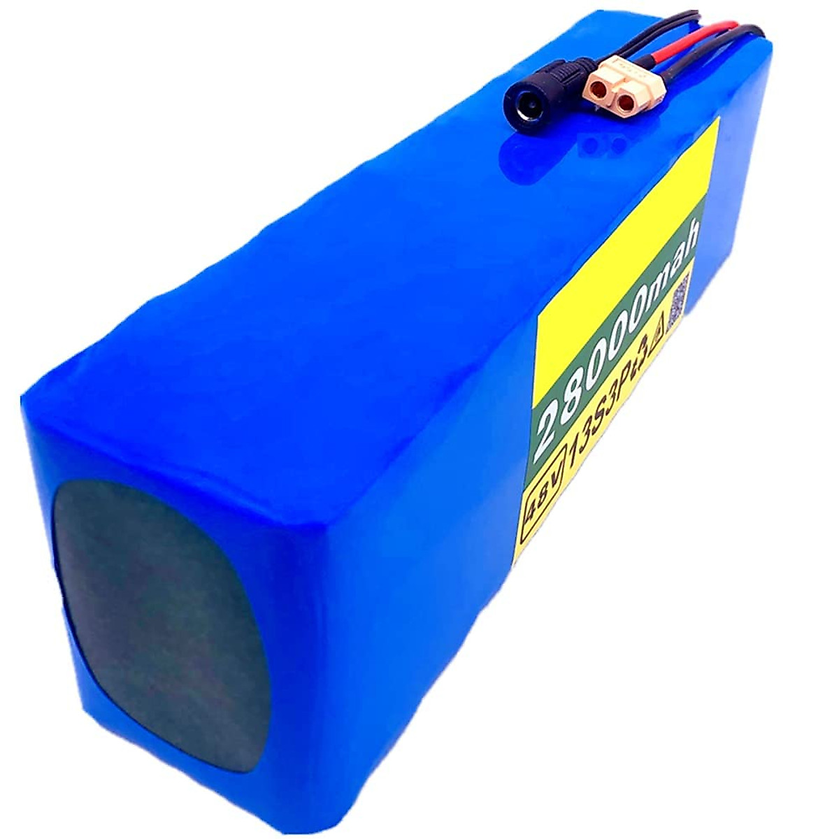 Tiahf 48V 28Ah E-Bike Battery, 13S3p Electric Scooter Lithium Ion Battery with Xt60 Plug +Charger, Built-in 30A BMS, for 350W 500W 750W 1000W Motor Ebike Electric Bicycle