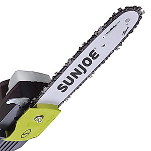Sun Joe iON100V-10PS-CT 10-Inch 100-Volt Max Lithium-iON Cordless Telescoping Pole Chain Saw, Tool Only