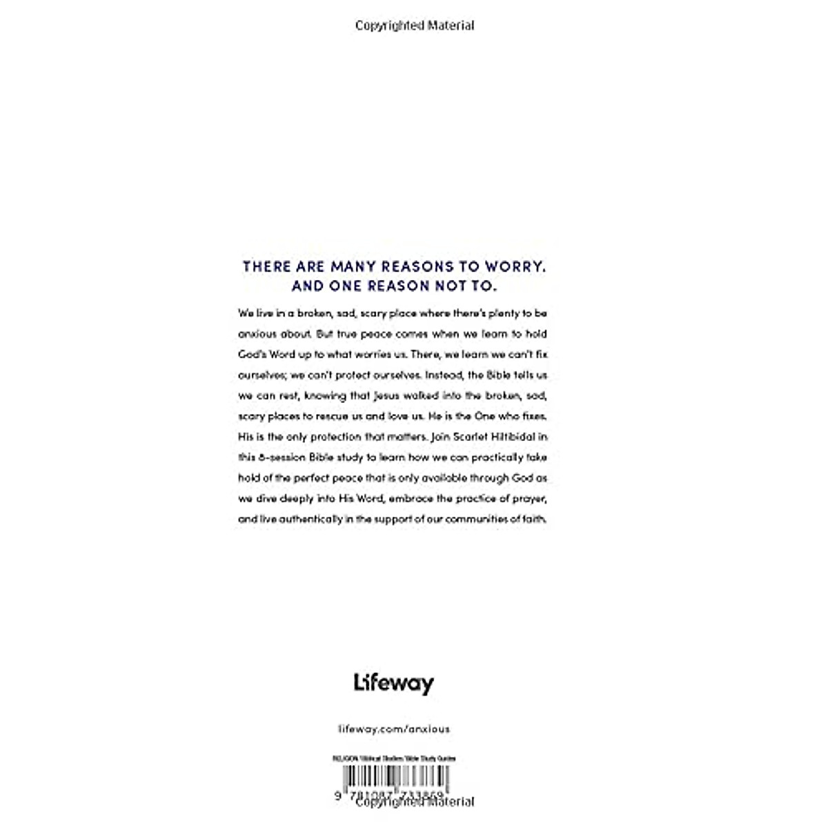 Anxious - Bible Study Book with Video Access: Fighting Anxiety with the Word of God